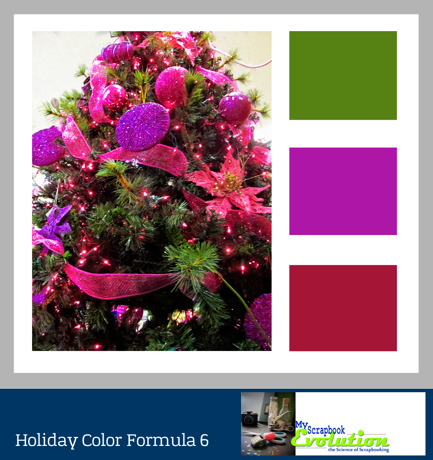 Holiday Color Formulas: An Unusual Concoction, part 2 - My Scrapbook ...
